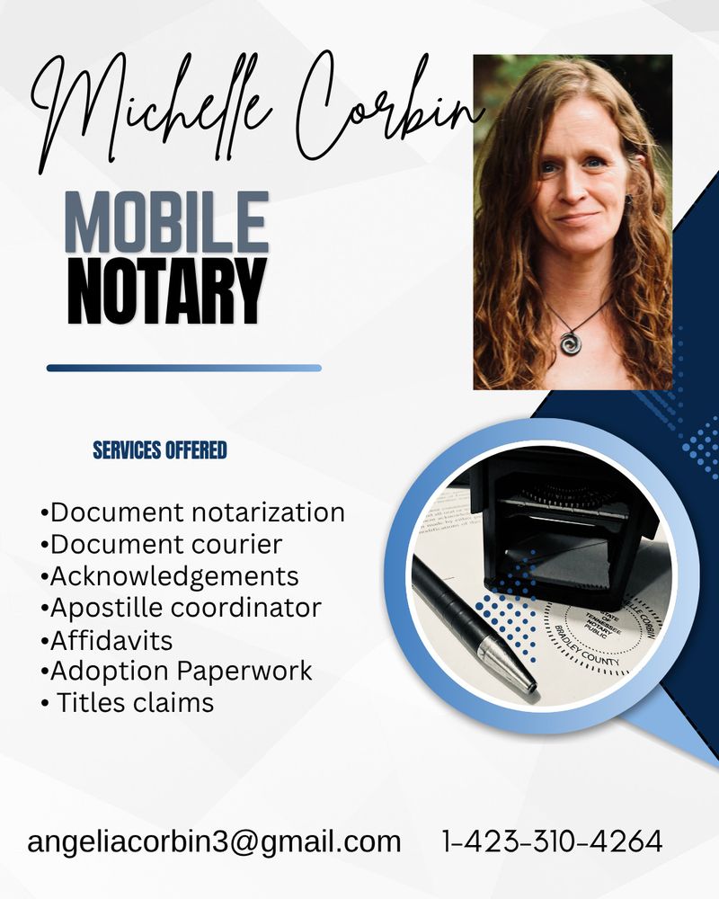 MICHELLE CORBIN MOBILE NOTARY - Updated May 2026 - 317 Moore Cir NE ...