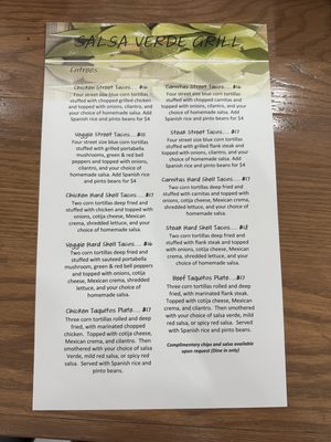 SALSA VERDE GRILL - Updated August 2024 - 20 Photos & 58 Reviews - 270 ...