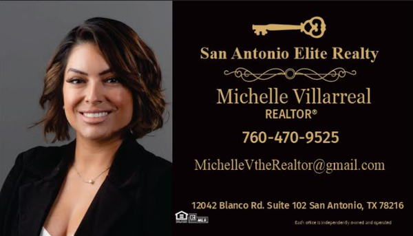 MICHELLE VILLARREAL - SAN ANTONIO ELITE REALTY - Updated September 2025 - Contact Agent - 11 ...