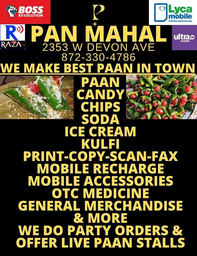 PAN MAHAL - Updated June 2024 - 2353 W Devon Ave, Chicago, Illinois ...