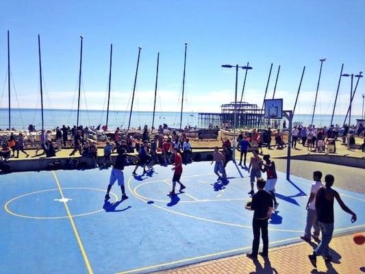 BASKETBALL COURT-SEAFRONT - Lwr Promenade, Brighton, West Sussex ...