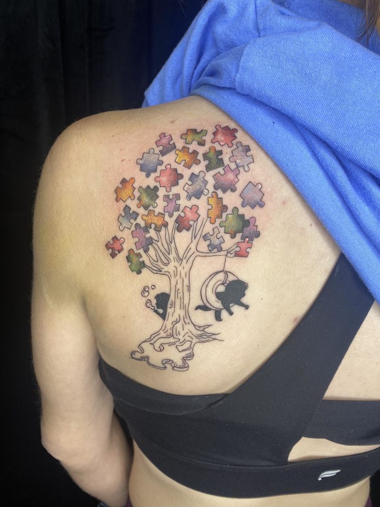 Archnemesis tattoo - Eagleviewtattoo.com