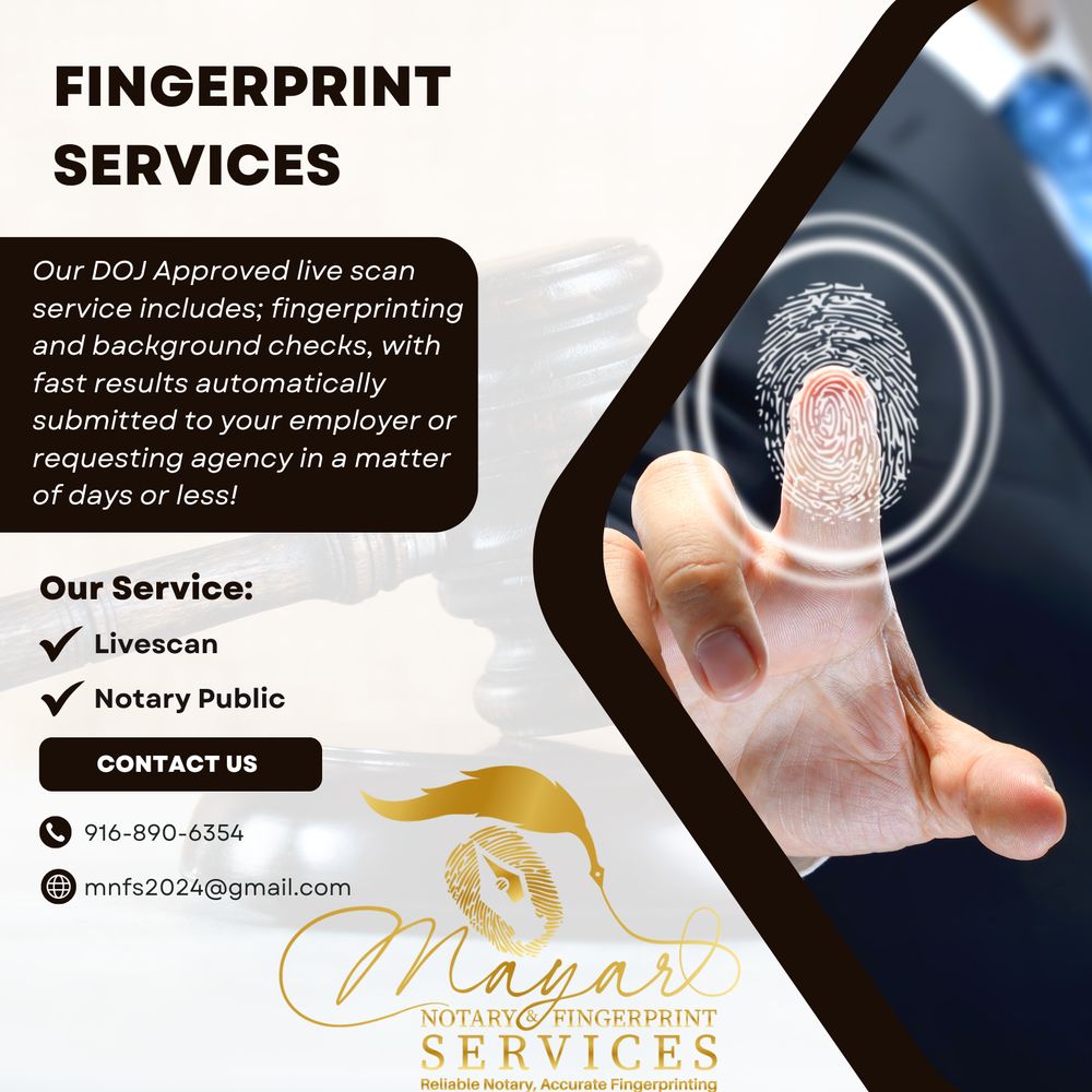 MAYAR NOTARY AND FINGERPRINT SERVICES - Updated February 2026 - 12 Photos - 6516 Springridge Way ...
