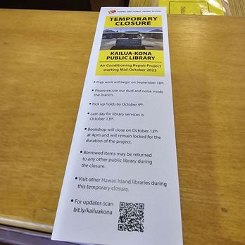 HAWAII STATE PUBLIC LIBRARY SYSTEM - KAILUA - KONA LIBRARY - Updated ...