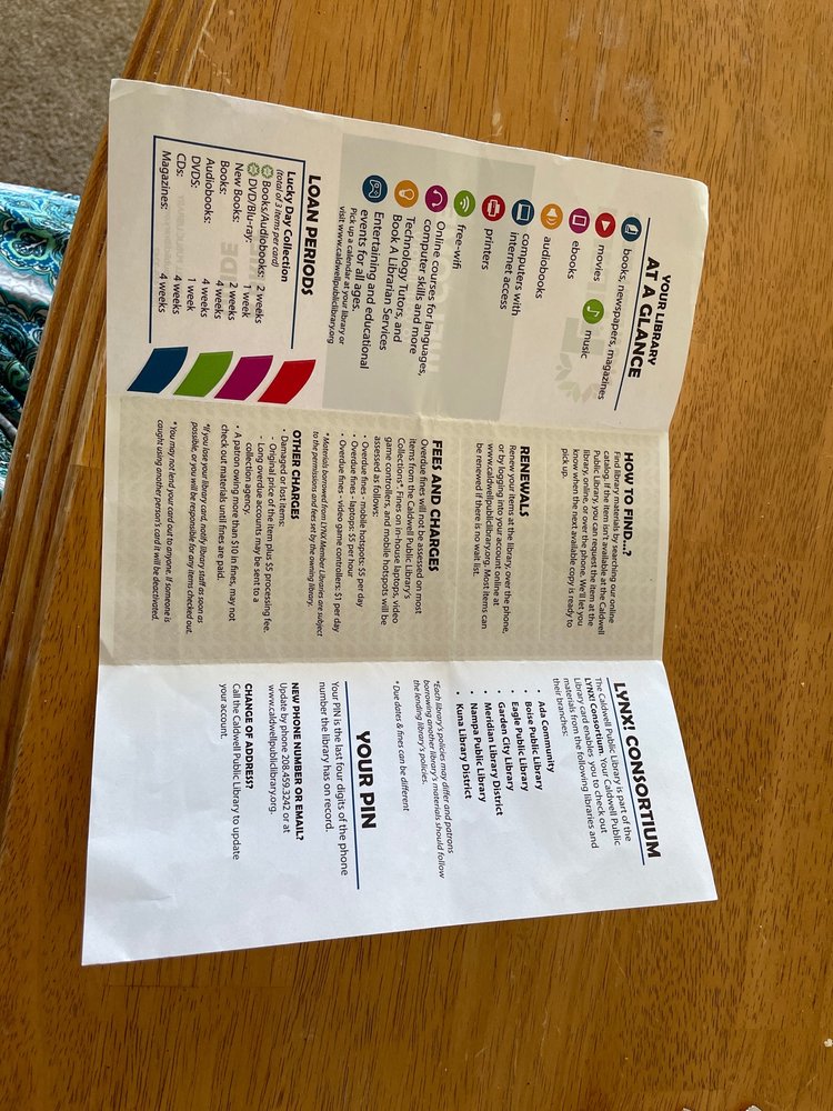 CALDWELL PUBLIC LIBRARY - Updated June 2025 - 1010 Dearborn St ...