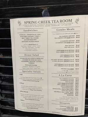 SPRING CREEK TEA ROOM - Updated August 2025 - 74 Photos & 69 Reviews ...
