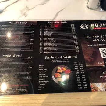 FUJIYA RAMEN SUSHI BAR - Updated July 2024 - 106 Photos & 49 Reviews ...