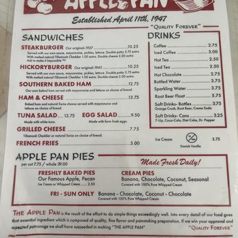 THE APPLE PAN - Updated October 2024 - 2442 Photos & 3524 Reviews ...