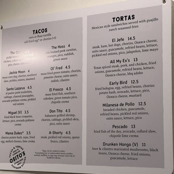 OSITO’S TACOS & TORTAS - Updated June 2024 - 158 Photos & 159 Reviews ...