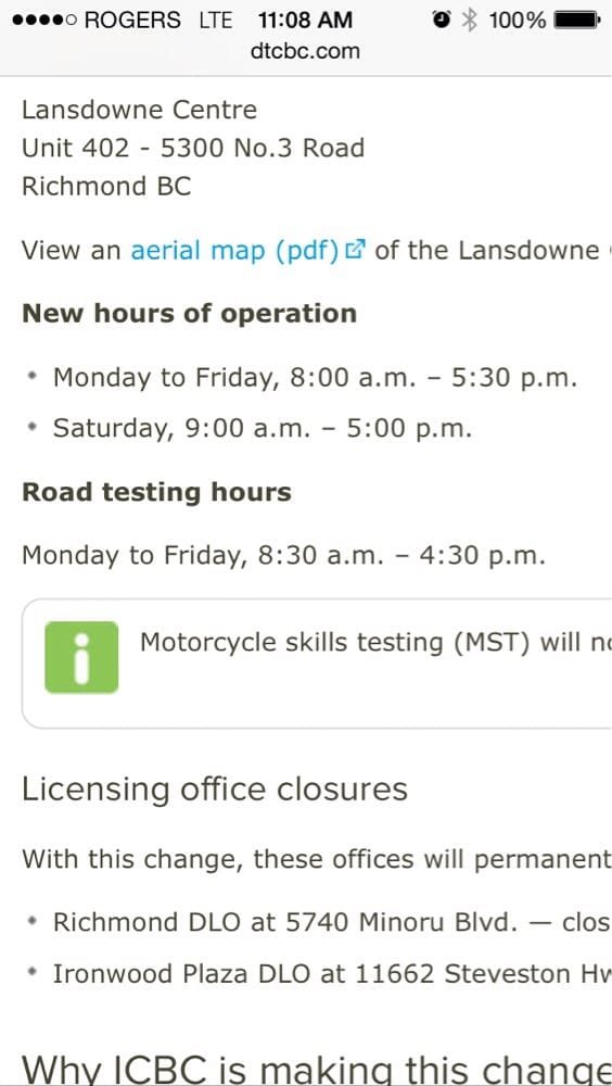 Icbc Burnaby Motorcycle Road Test Route | Reviewmotors.co