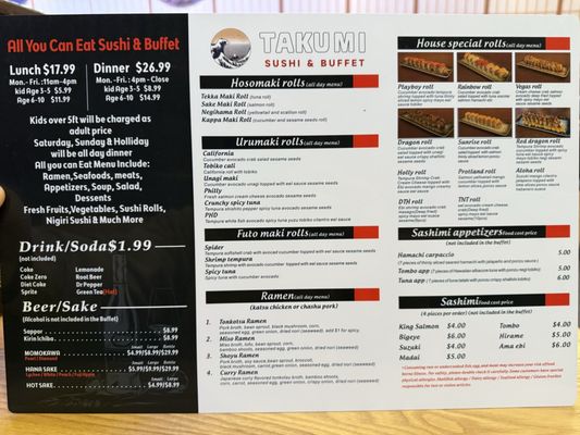 TAKUMI SUSHI AND BUFFET - Updated October 2025 - 40 Photos & 20 Reviews ...