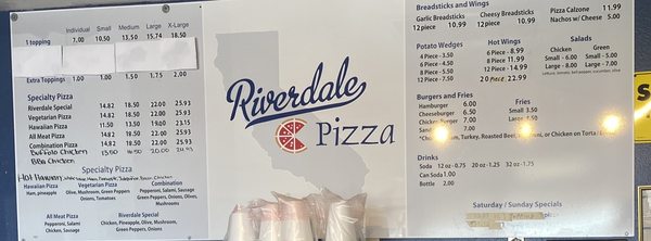 RIVERDALE PIZZA - Updated January 2026 - 10 Reviews - 3396 W Mt Whitney ...
