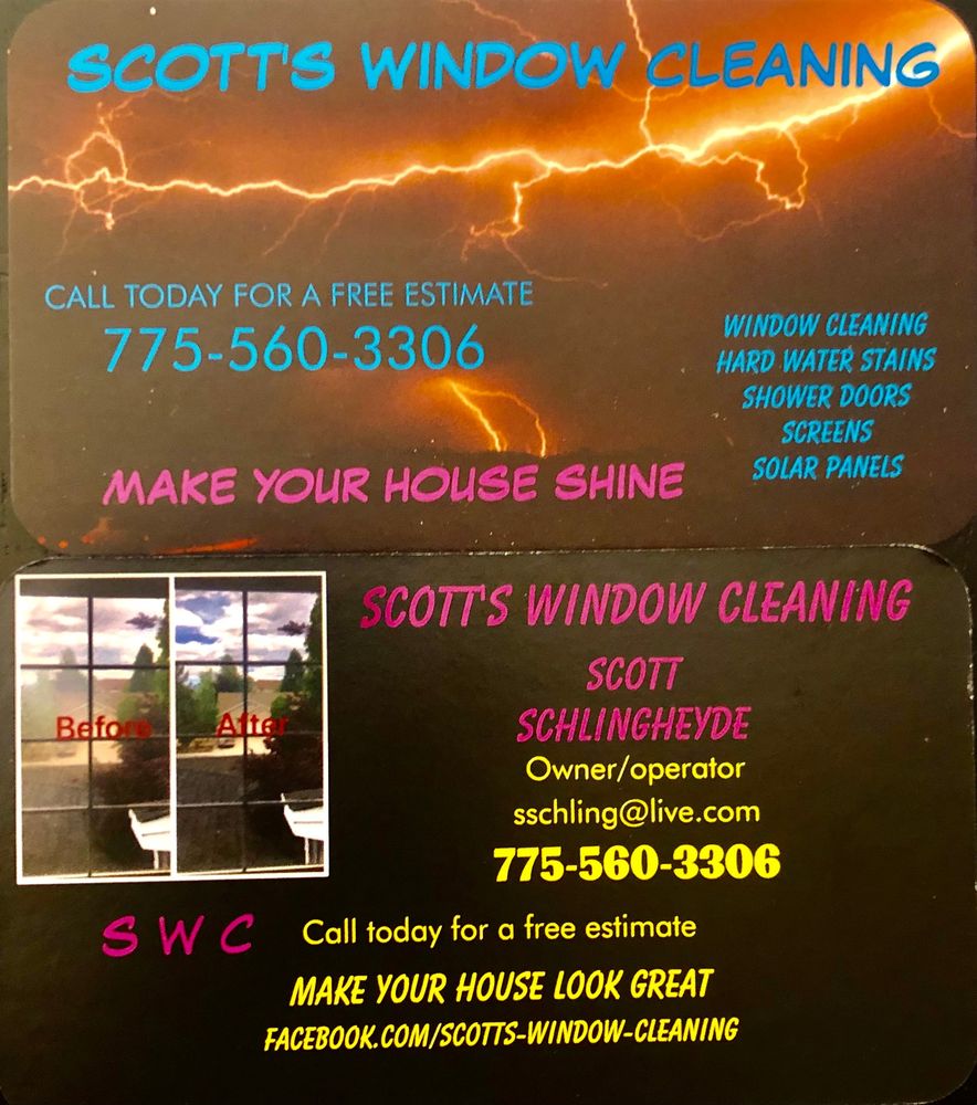 SCOTT’S WINDOW CLEANING - Request a Quote - Reno, Nevada - Window ...
