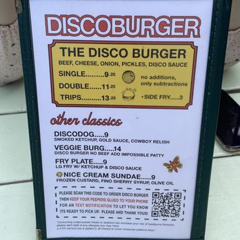 DISCO BURGER - Updated September 2024 - 21 Photos - 319 Delaware St ...