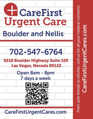 CAREFIRST URGENT CARE - VEGAS - BOULDER - Updated October 2025 - 10 Photos & 39 Reviews - 5216 ...