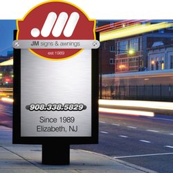 JM SIGNS & AWNINGS - 741 Edgar Rd, Elizabeth, NJ - Yelp