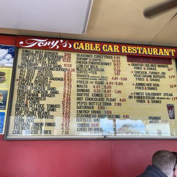 TONY’S CABLE CAR RESTAURANT - Updated October 2025 - 266 Photos & 493 ...