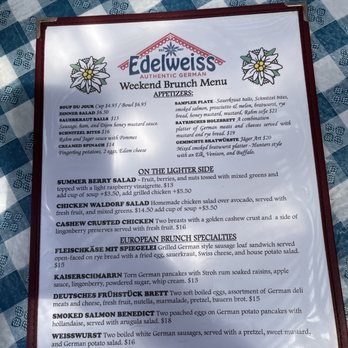 EDELWEISS GERMAN RESTAURANT - Updated July 2025 - 1184 Photos & 1324 ...