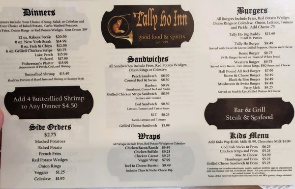 TALLY HO BAR & GRILL - Updated August 2025 - 29 Reviews - 7933 ...