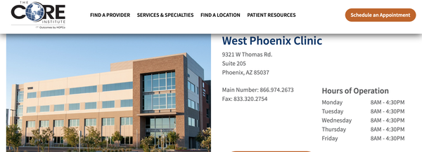 THE CORE INSTITUTE - WEST PHOENIX - Updated January 2026 - 11 Photos ...