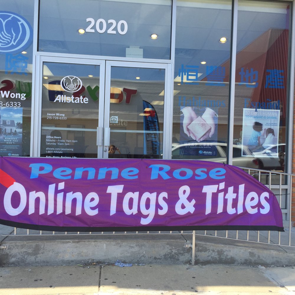 PENNE ROSE AUTO TAGS | 2020 Cottman Ave, Philadelphia, Pennsylvania ...