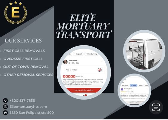 ELITE MORTUARY TRANSPORT - Updated June 2026 - 5850 San Felipe St ...