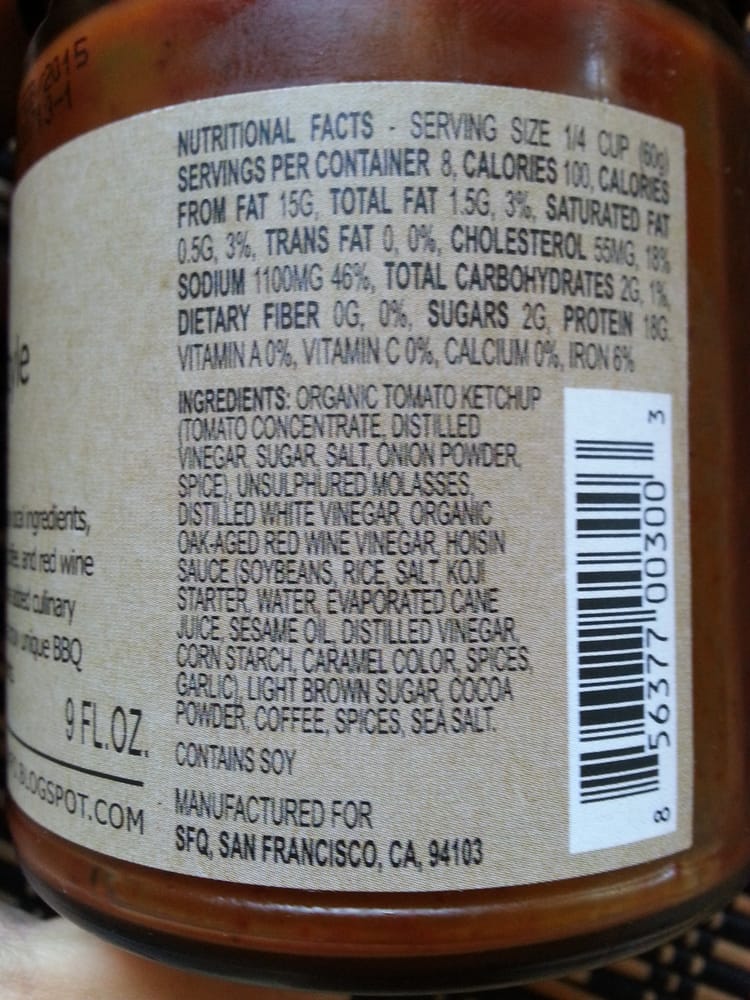 SFQ-ORIGINAL SF BBQ SAUCE - Updated December 2025 - San Francisco ...