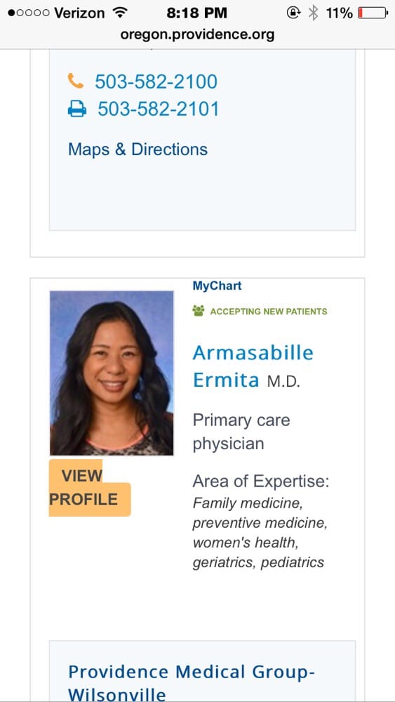 PROVIDENCE MEDICAL GROUP-WILSONVILLE - Updated October 2025 - 14 ...