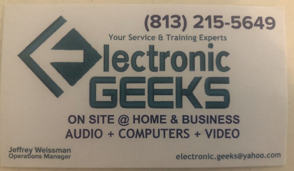 ELECTRONIC GEEKS - Updated July 2025 - Sun City Center, Florida - IT ...