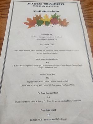 FIREWATER BAR & GRILL - Updated July 2024 - 10 Photos & 16 Reviews ...