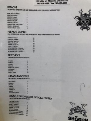 SHOGUN SUSHI AND HIBACHI - Updated August 2024 - 31 Photos & 48 Reviews ...