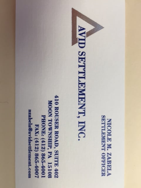 AVID SETTLEMENT - Updated June 2024 - Request Information - 410 Rouser ...
