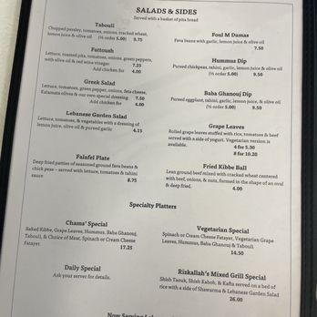 CHAMS LEBANESE CUISINE - Updated October 2025 - 78 Photos & 181 Reviews ...