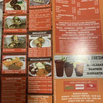 Don taco menu store