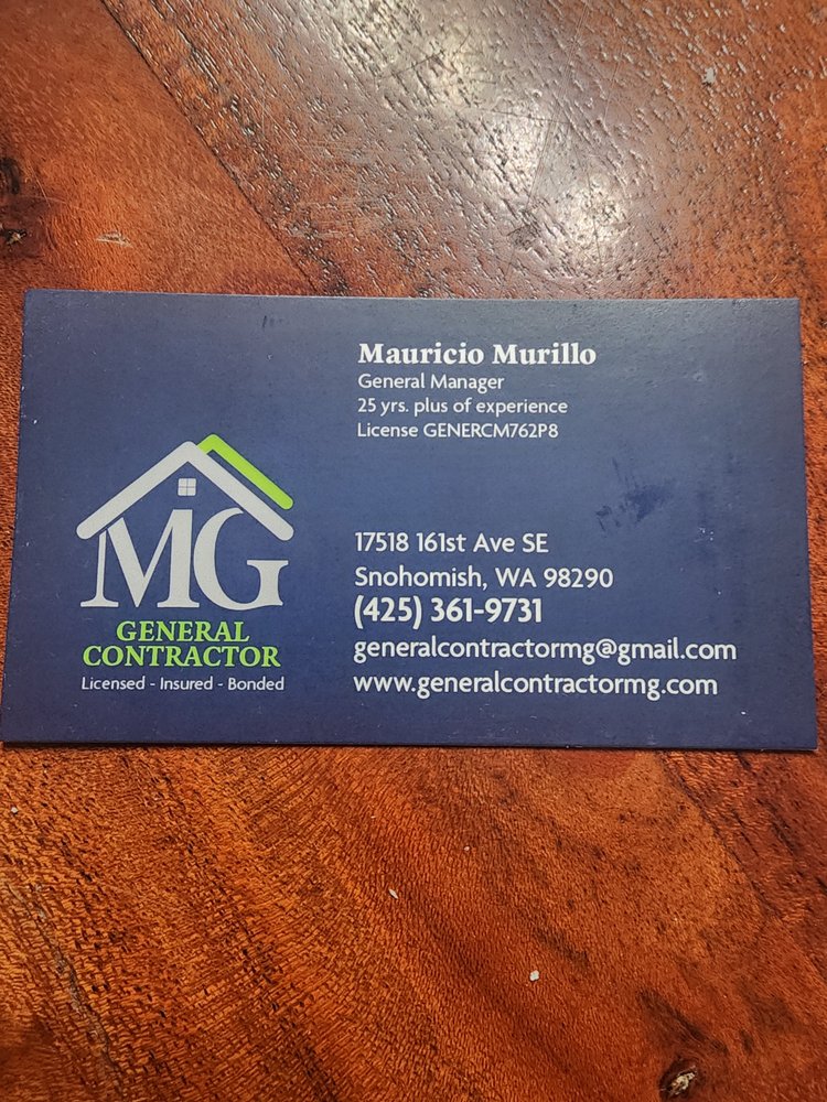 MG GENERAL CONTRACTOR - Updated October 2025 - Request Consultation - 14 Photos - Snohomish ...