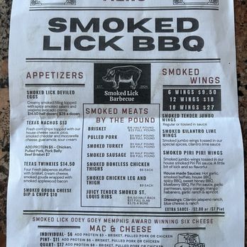 SMOKED LICK BBQ - Updated December 2025 - 29 Photos & 22 Reviews - 4333 ...