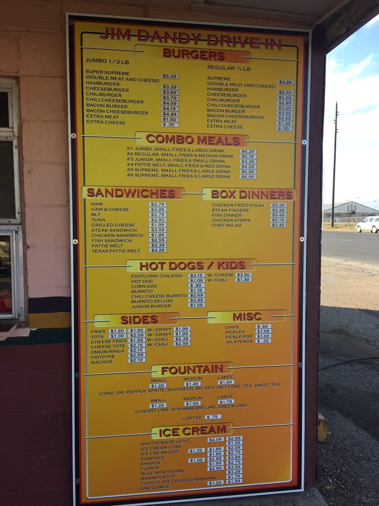 JIM DANDY DRIVE IN - Updated September 2025 - 15 Reviews - 2601 Clovis ...