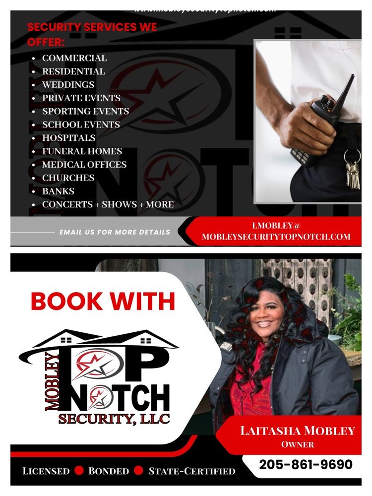 TOP NOTCH MOBLEY SECURITY - Updated December 2025 - Request a Quote ...