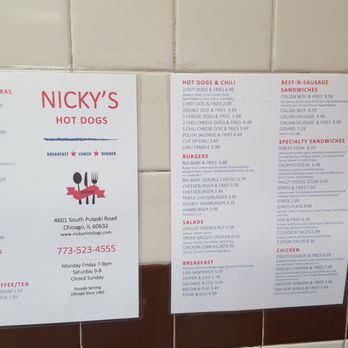 NICKYS HOT DOGS - Updated December 2025 - 32 Photos & 24 Reviews - 4601 ...
