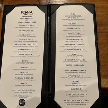 FORMA PASTA - Updated July 2024 - 71 Photos & 30 Reviews - 531 Beaver ...