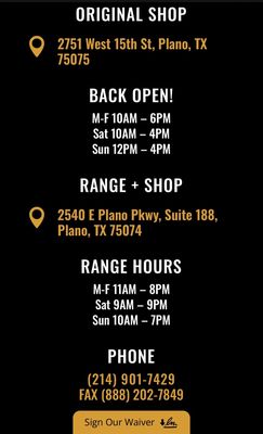 MISTER GUNS RANGE - Updated December 2025 - 2540 E Plano Pkwy, Plano ...