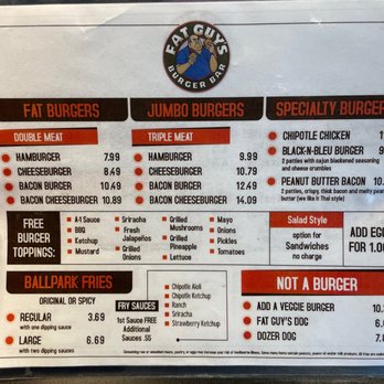 FAT GUY’S BURGER BAR - Updated December 2025 - 68 Photos & 150 Reviews ...