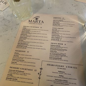 MARTA FINE FOOD AND SPIRITS - Updated January 2026 - 529 Photos & 146 ...