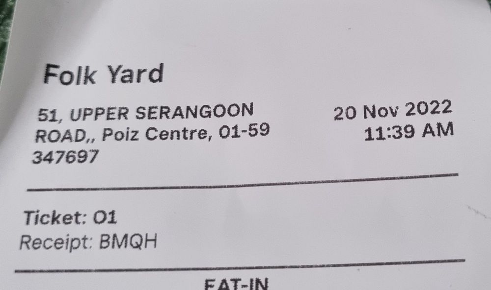 FOLK YARD - 51 Upper Serangoon Rd, Singapore, Singapore - Breakfast ...