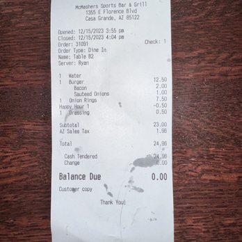 MCMASHERS SPORTS BAR & GRILL - Updated June 2025 - 45 Photos & 125 ...