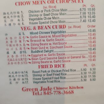 GREEN JADE CHINESE FOOD - Updated October 2025 - 13 Photos & 36 Reviews ...