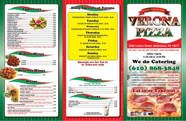 VERONA PIZZA - Updated January 2026 - 32 Photos & 25 Verified Reviews ...