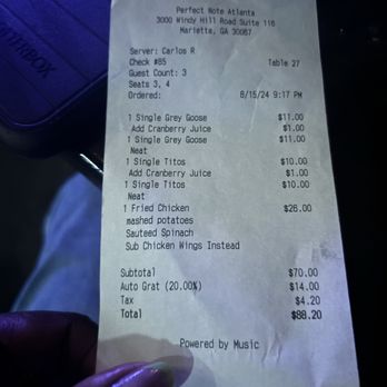 PERFECT NOTE ATLANTA - Updated December 2024 - 108 Photos & 36 Reviews ...