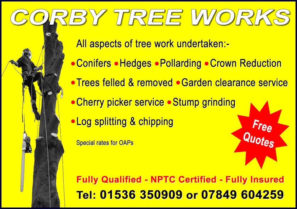 CORBY TREE WORKS - 5 Franklin Fields, Corby, Northamptonshire, United ...