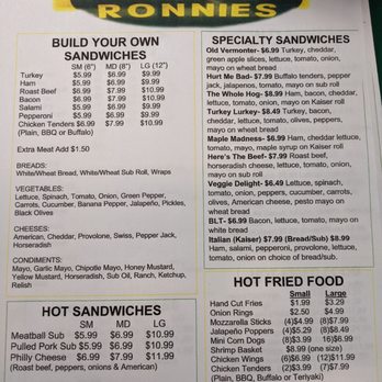 UNCLE RONNIES DELI AND CONVENIENCE - Updated January 2026 - 484 Rte 7 ...